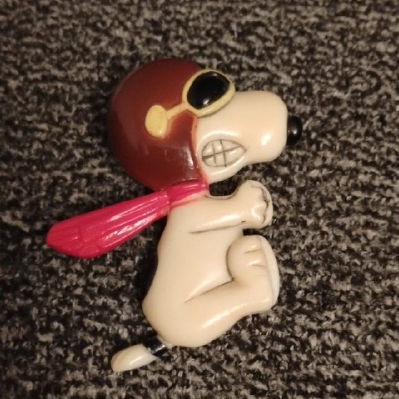 Peanuts | Jewelry | Peanuts Snoopy Pilot Brooch Red And Cream | Poshmark